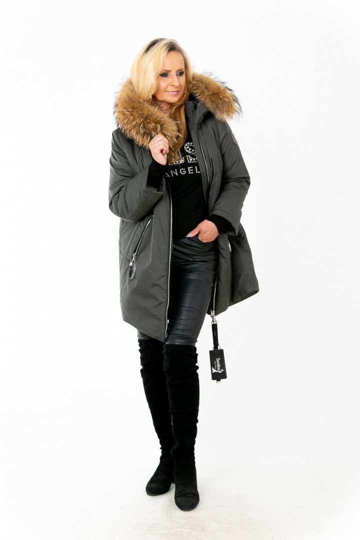 Płaszcze kurtki wiosenne zimowe puchowe damskie 2023 > Kurtka płaszcz ...